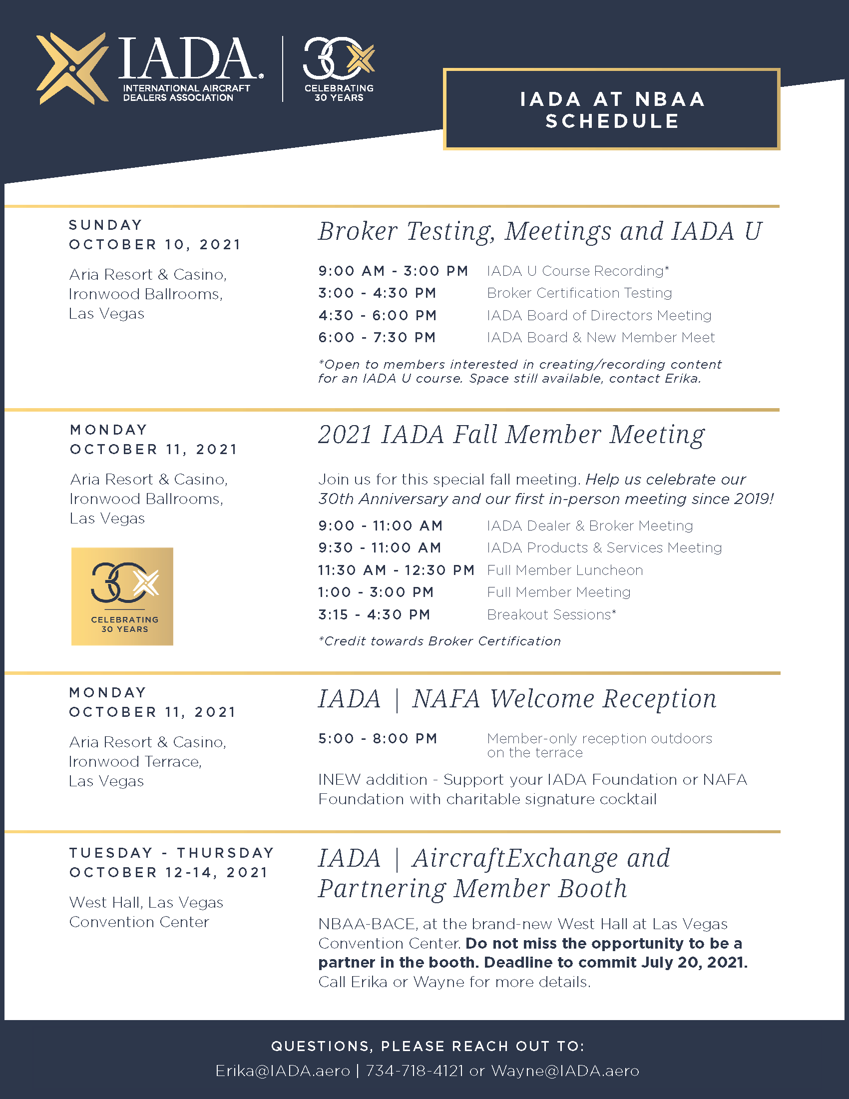 Upcoming IADA Events | IADA
